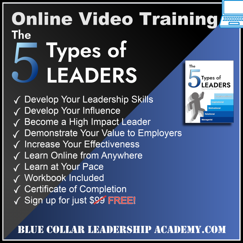 The 5 Types of Leaders Online Video Training Course - Blue-Collar ...